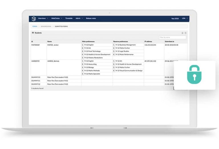 Student Choices – School Timetable Software Solutions | Edval